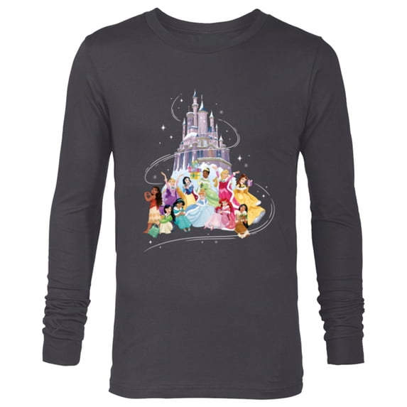Disney Princess Sparkle Squad Christmas Holiday Castle - Long Sleeve T ...