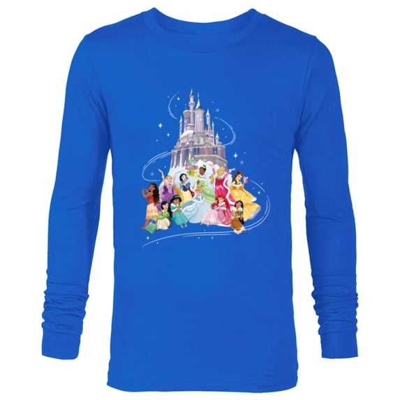 Disney Princess Sparkle Squad Christmas Holiday Castle - Long Sleeve T ...