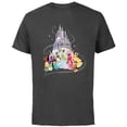 Disney Princess Sparkle Squad Christmas Holiday Castle - Short Sleeve ...