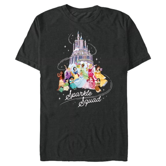 Disney Princess Sparkle Squad Winter Holiday Castle - Short Sleeve ...