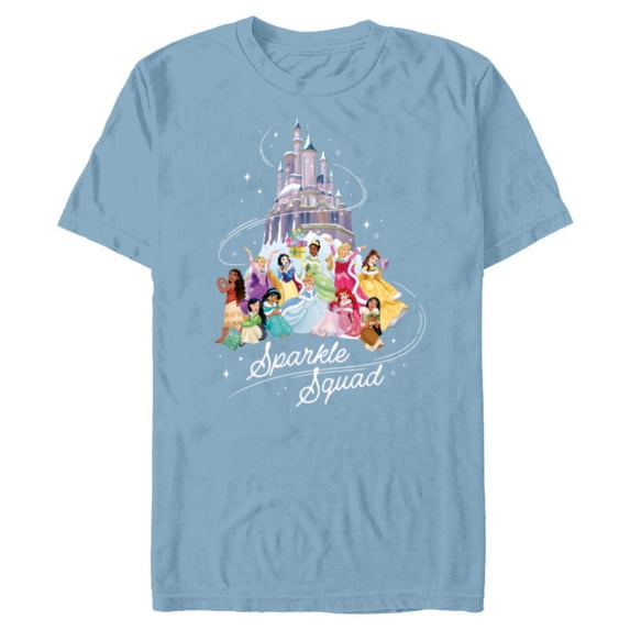 Disney Princess Sparkle Squad Winter Holiday Castle - Short Sleeve ...