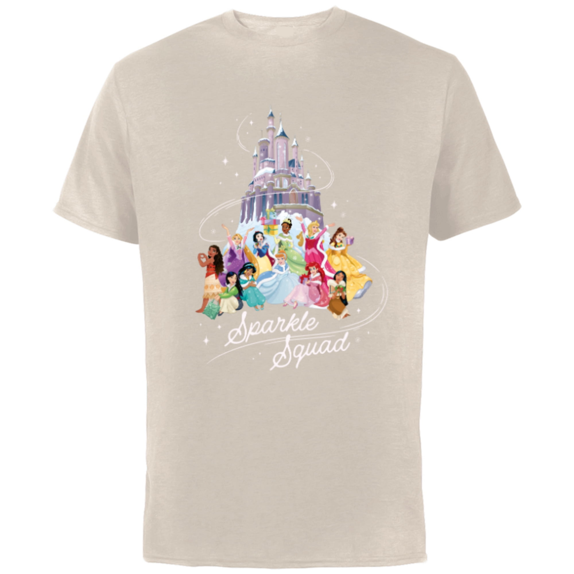 Disney Princess Sparkle Squad Winter Holiday Castle - Short Sleeve ...
