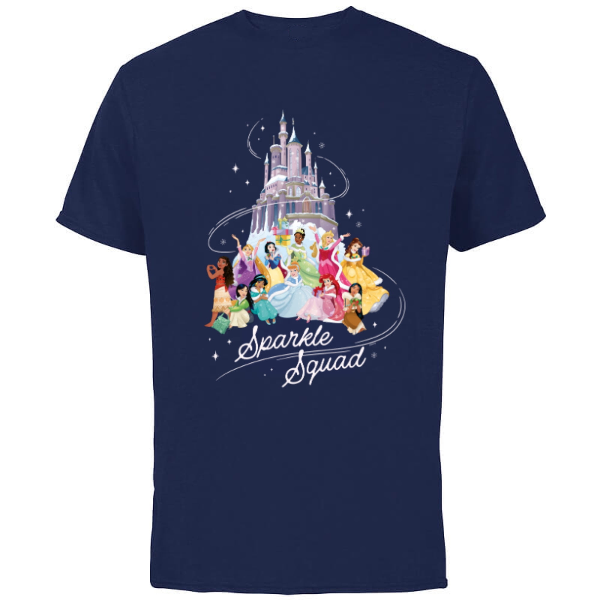 Disney Princess Sparkle Squad Winter Holiday Castle - Short Sleeve ...