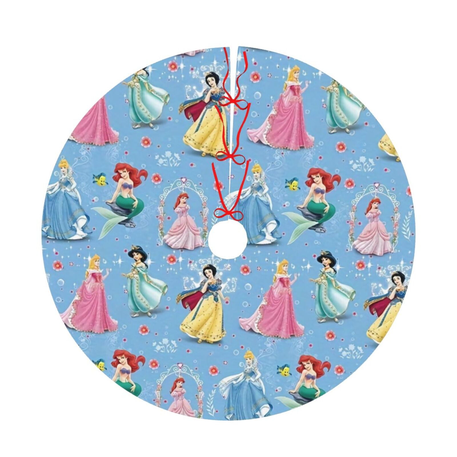 Disney&Princess Squad Belle Ariel Snow White Christmas Tree Skirt 30 ...