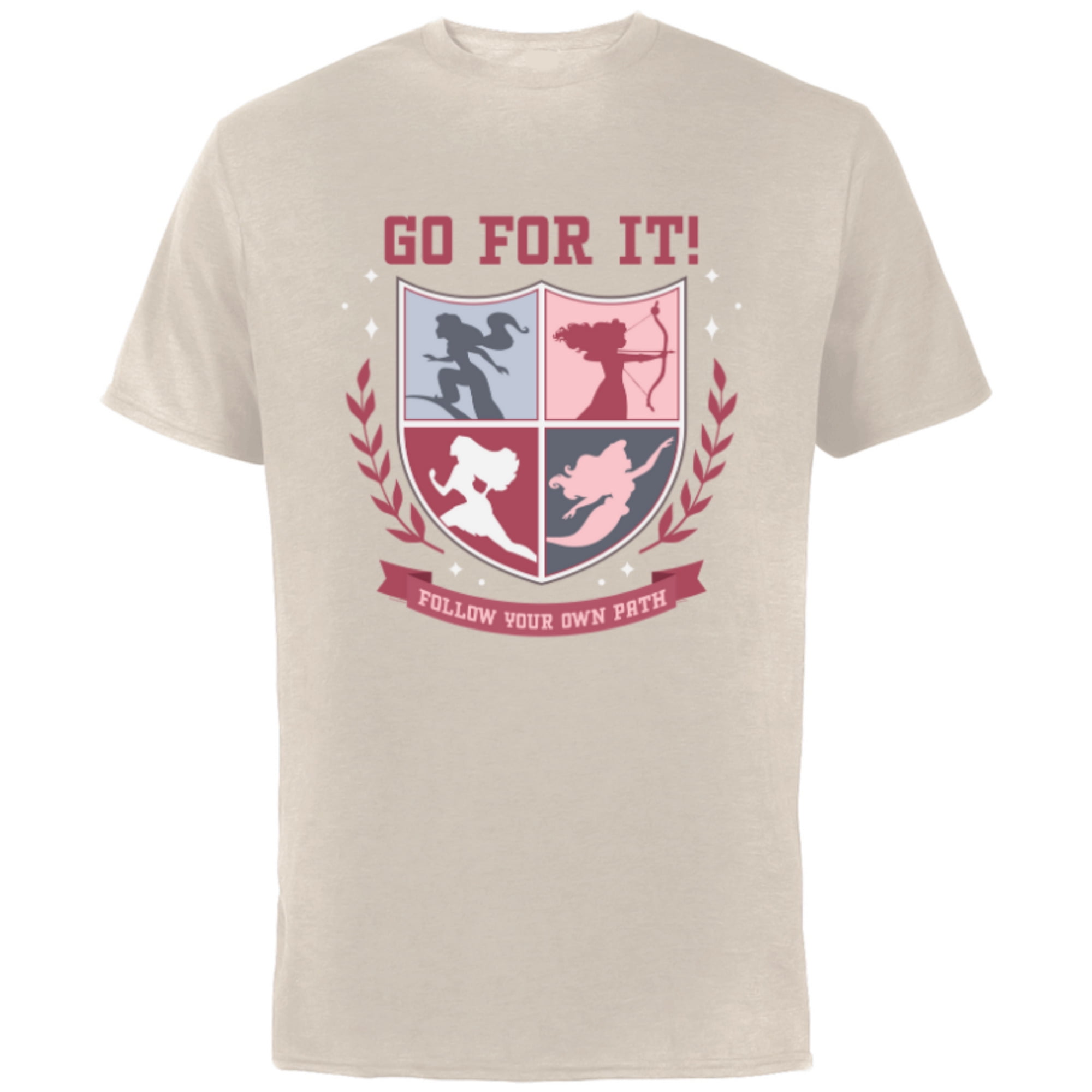 Disney Princess Squad Crest Go for It Follow Your Own Path - Short ...