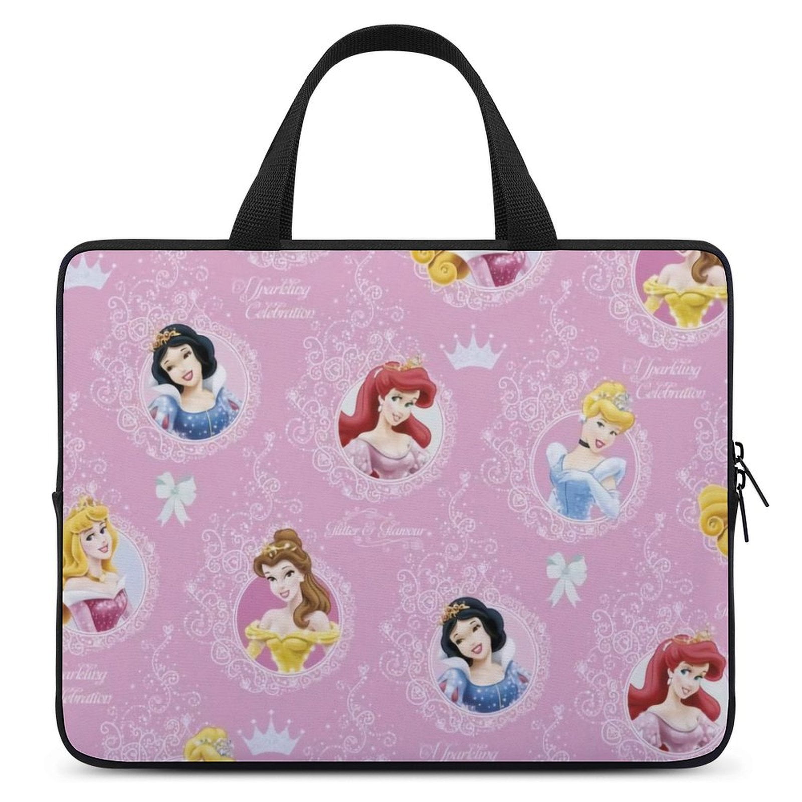 Disney&Princess Squad Group Belle Ariel Snow White Laptop Bag,12 13 15 ...