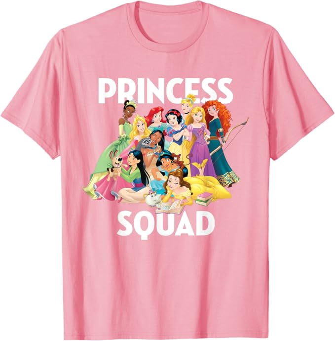 Disney Princess Squad Group T-Shirt, yyy Color, Size M - Walmart.com