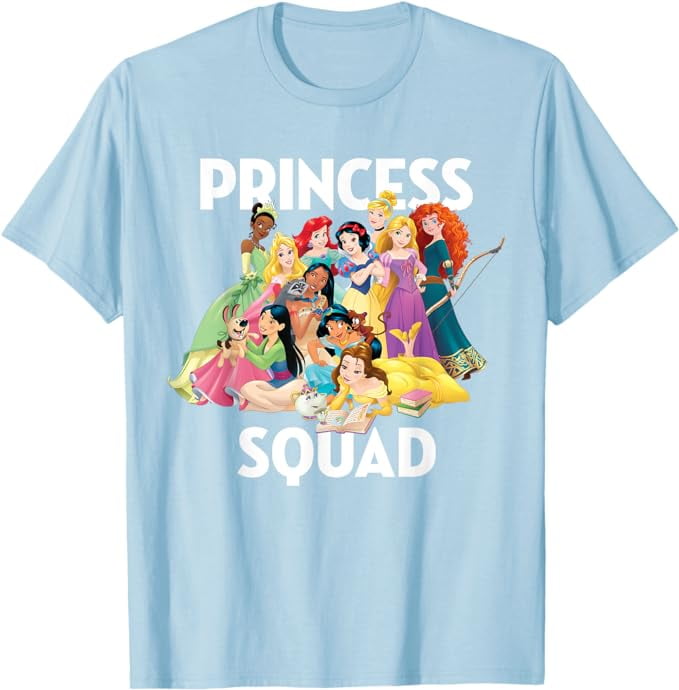 Disney Princess Squad Group T-Shirt, yyy Color, Size S - Walmart.com