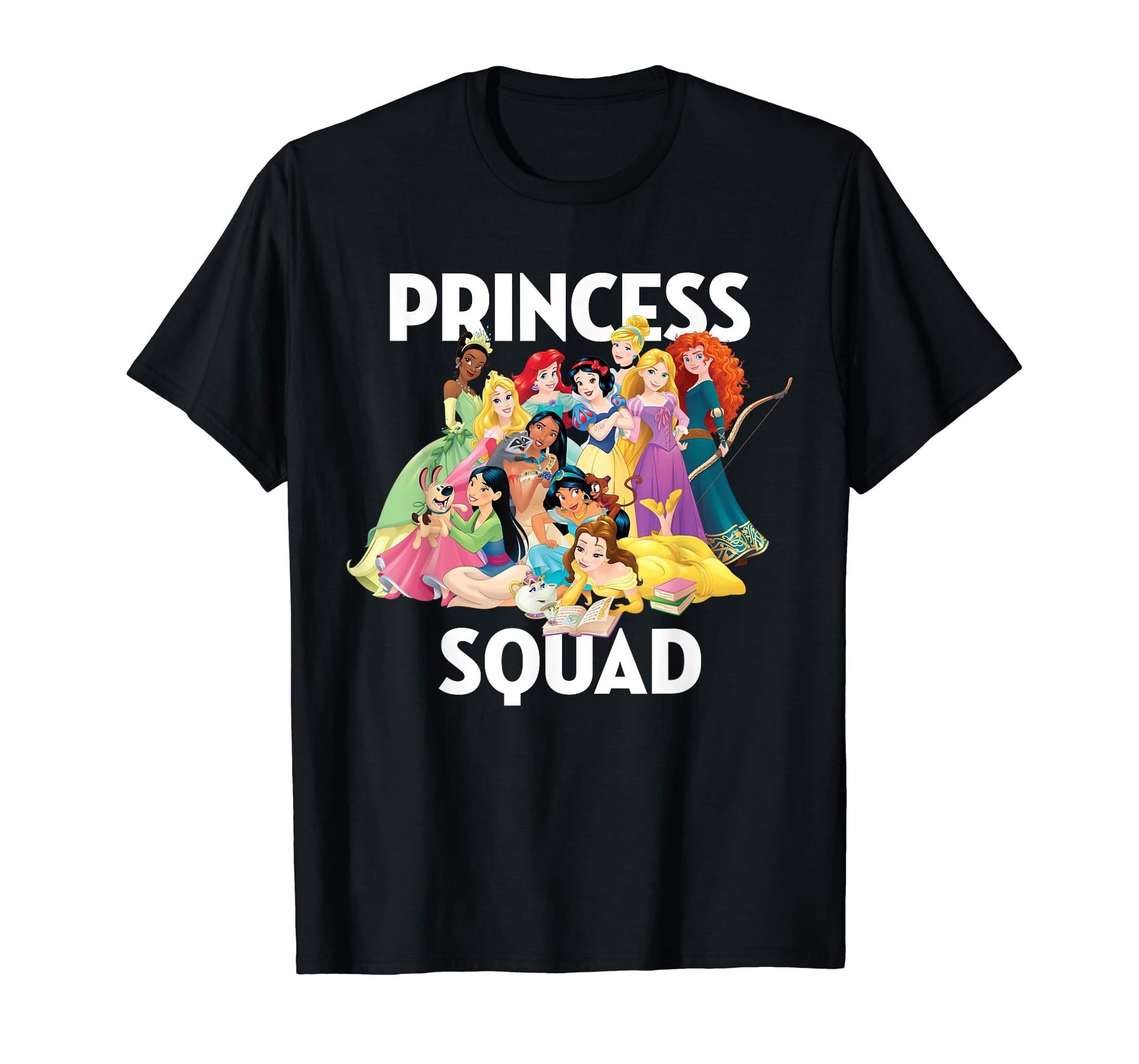 Disney Princess Squad Group T-Shirt - Walmart.com