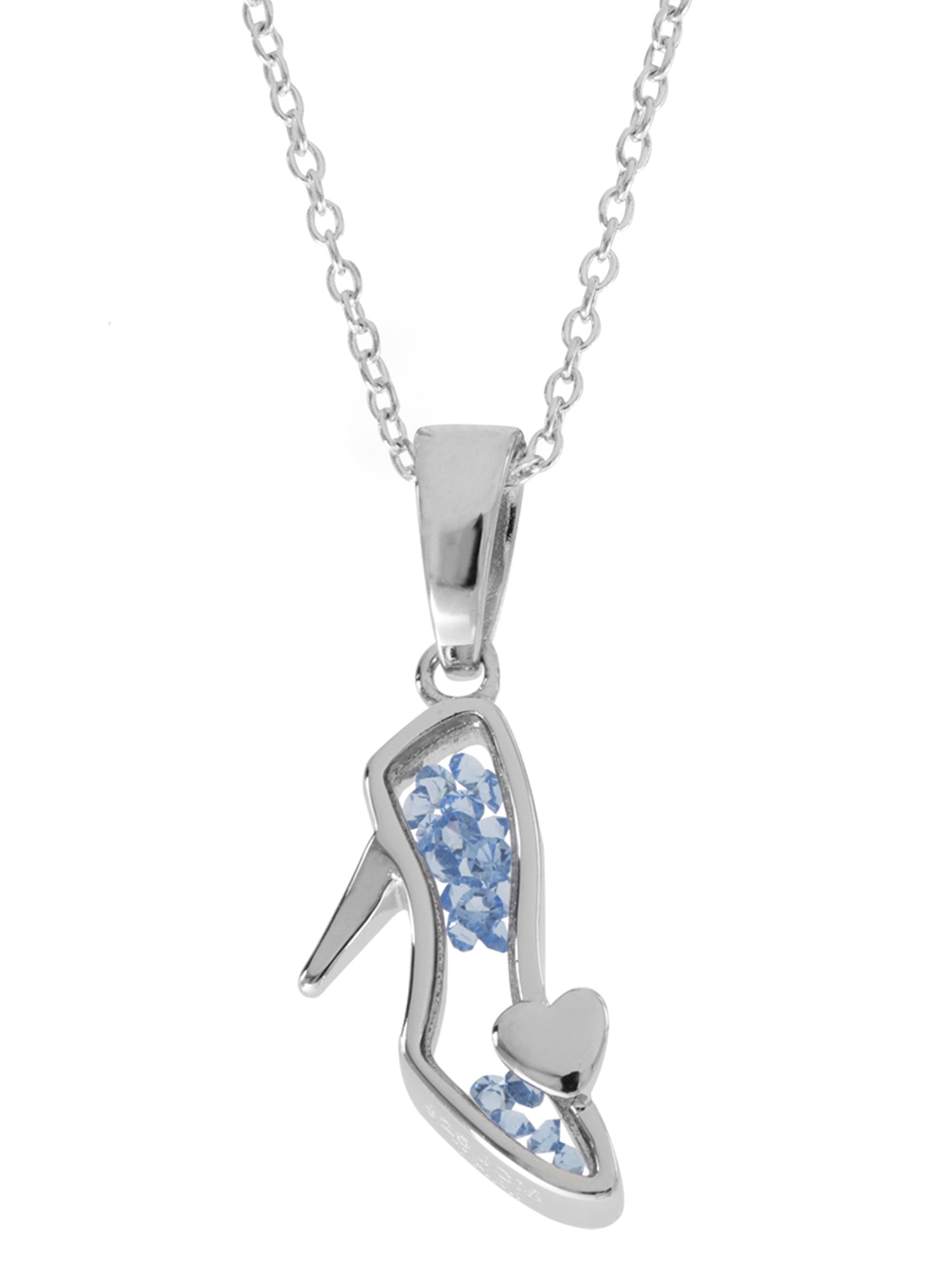 Disney Princess Girl's Sterling Silver Cinderella's Slipper Shaker ...