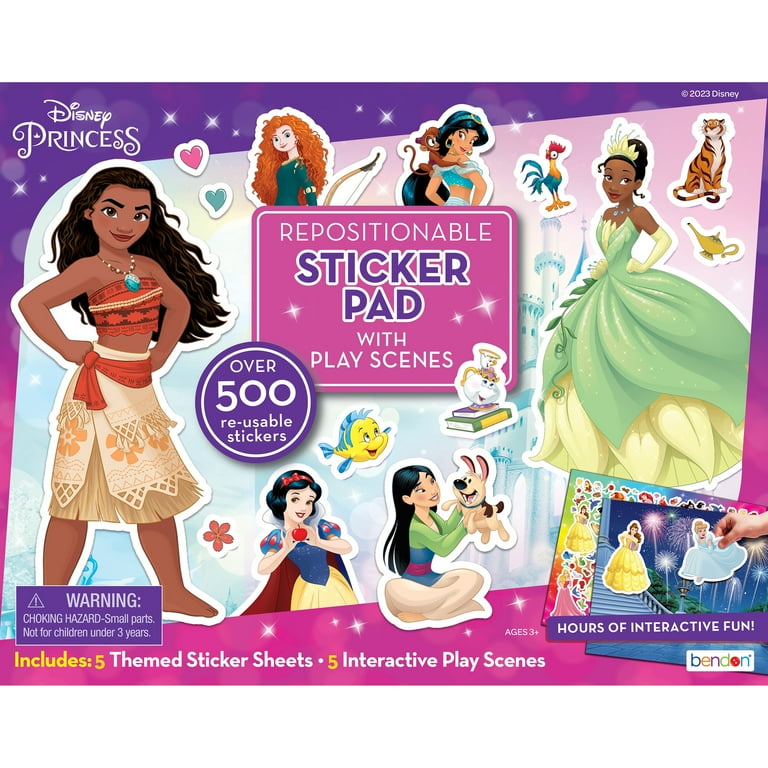 Disney Princess Sticker Scenes Explore The Castles Of Favorite Disney