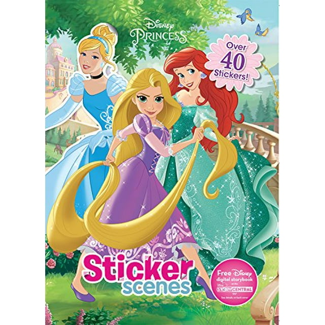 Pre-Owned Disney Princess Sticker Scenes: Over 40 Stickers! - Walmart.com