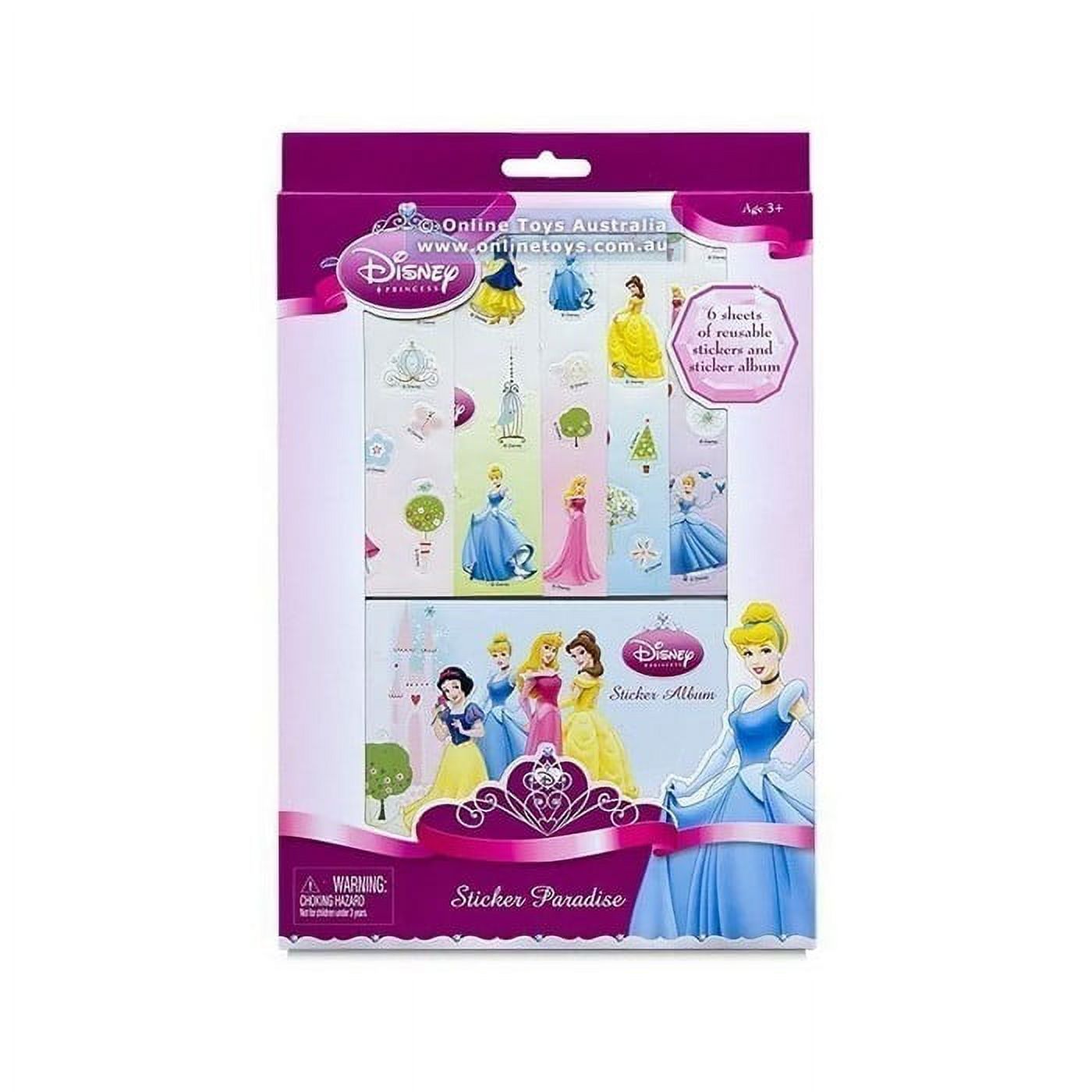 Disney Princess Sticker Sheet (Pack of 6) - Walmart.com