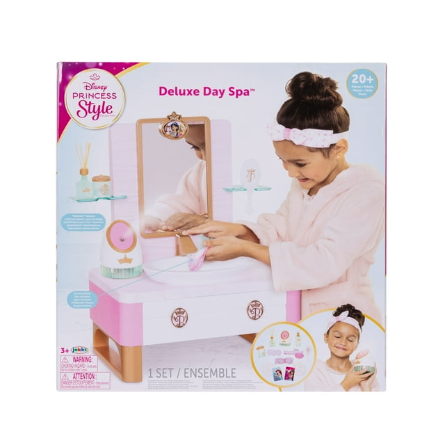 Disney Princess Style Collection Deluxe Day Spa with 20 Pretend Play ...