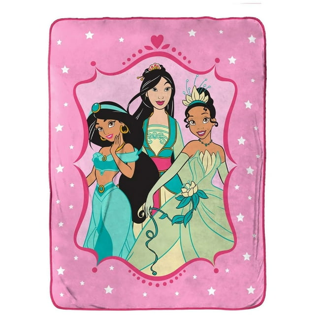 Disney Princess Super Soft Raschel Twin/Full Blanket 60"x 80" - Walmart.com