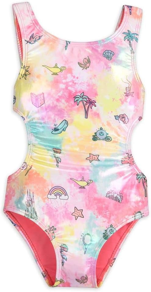 Disney Princess Swimsuit for Girls, Size 4 - Walmart.com