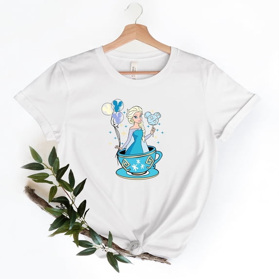 Disney Princess T-Shirt Elsa Teacup Shirt Disneyworld Shirts Family ...
