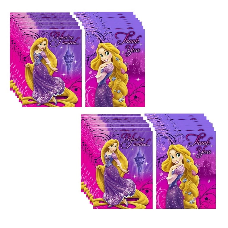 Fancy Rapunzel Invitations