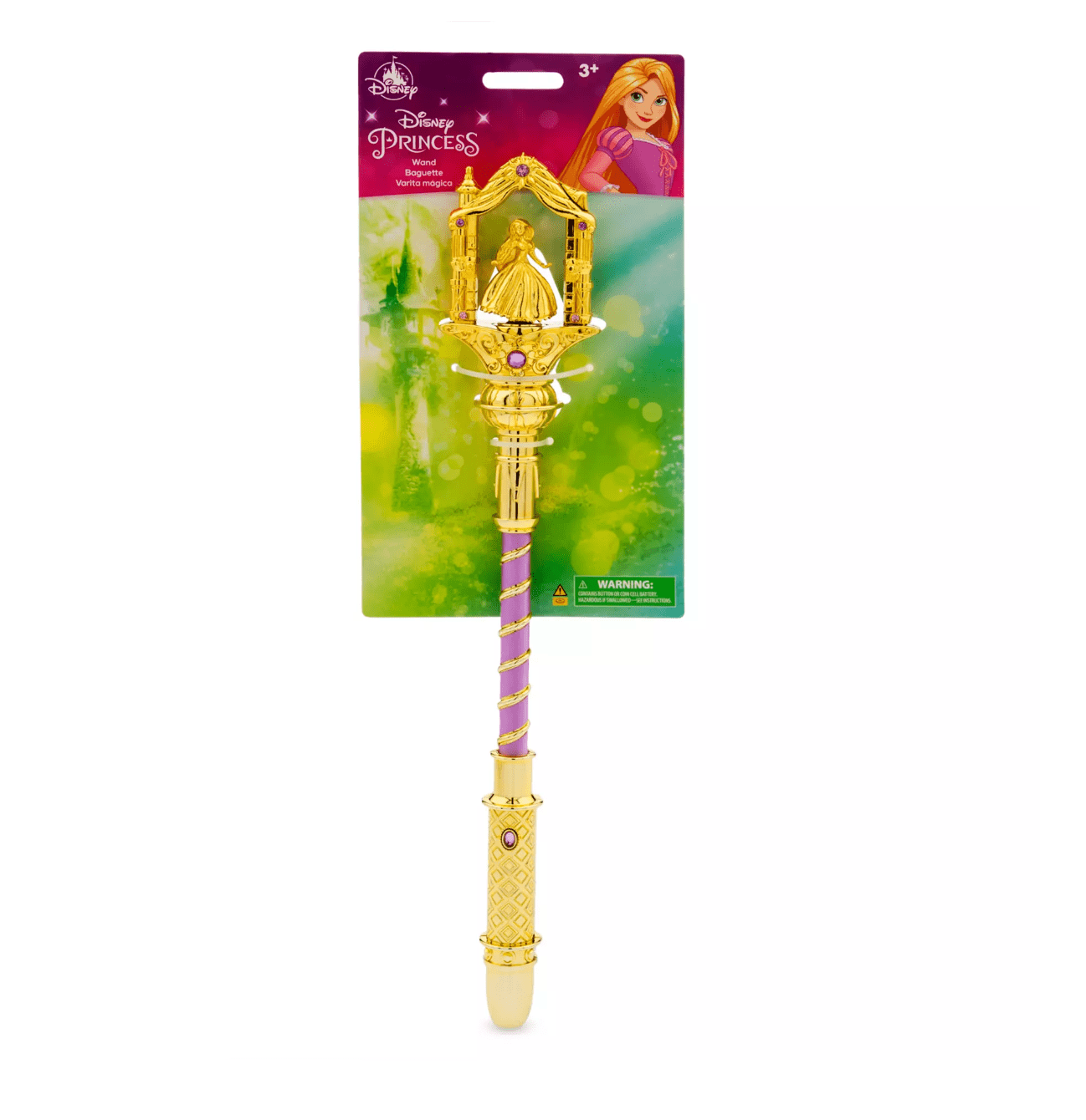 Disney Princess Tangled Rapunzel Light-Up Wand Toy New with Card ...