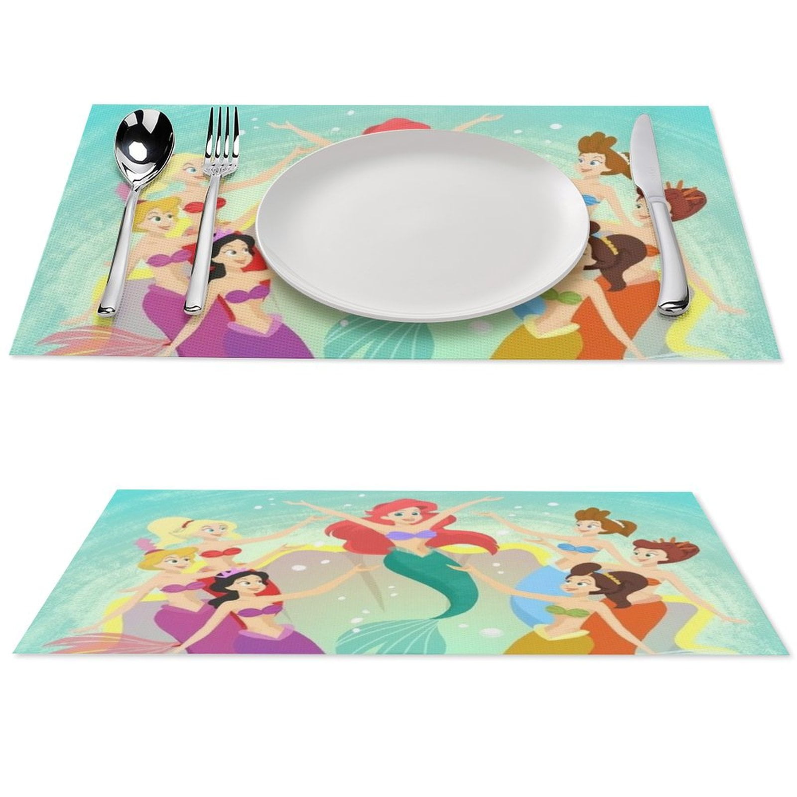 Disney Princess The Little Mermaid Ariel Cartoon placemats are suitable ...