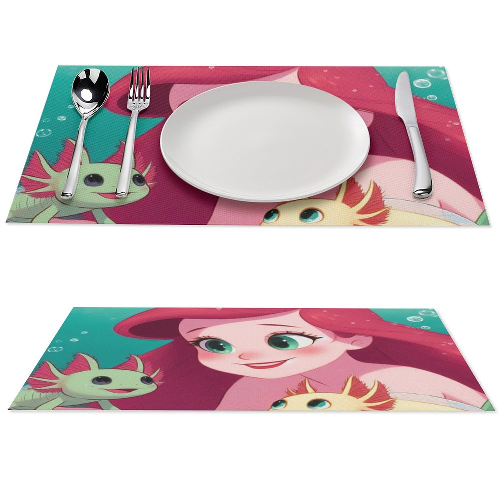 Disney Princess The Little Mermaid Ariel Cartoon placemats are suitable ...