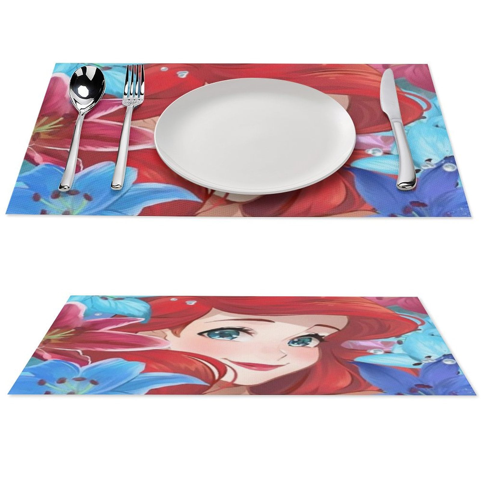 Disney Princess The Little Mermaid Ariel Cartoon placemats are suitable ...