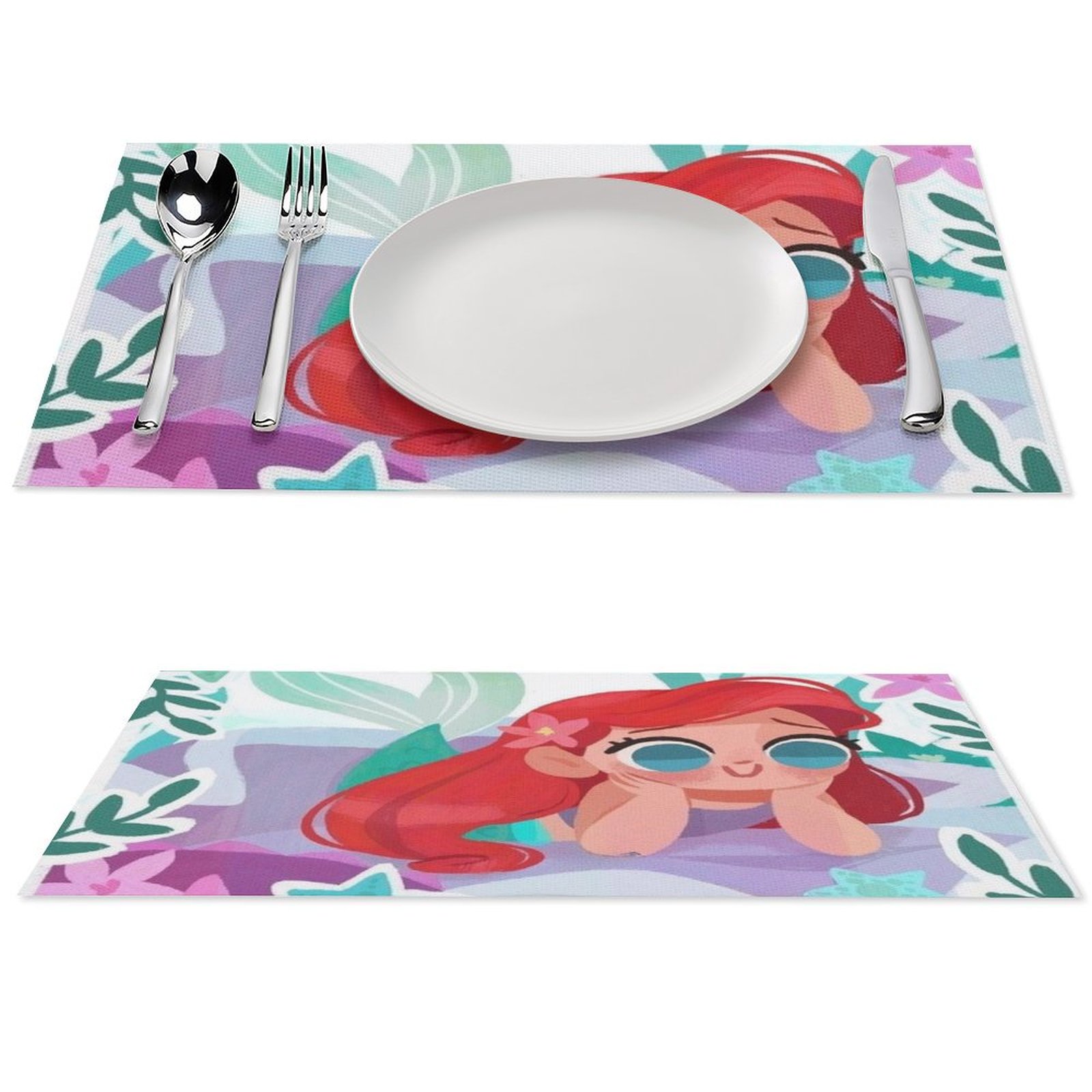 Disney Princess The Little Mermaid Ariel Cartoon placemats are suitable ...