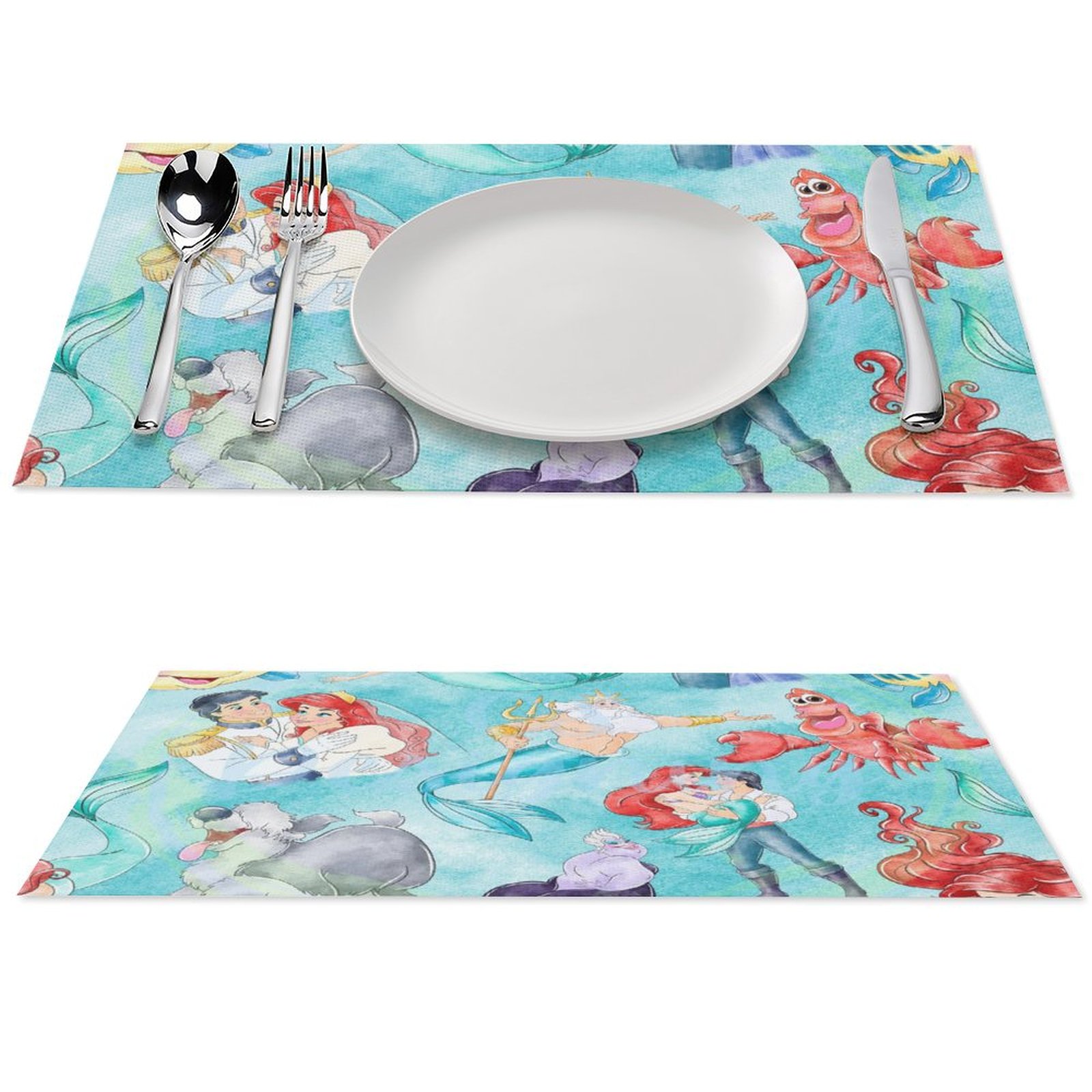 Disney Princess The Little Mermaid Ariel Cartoon placemats are suitable ...