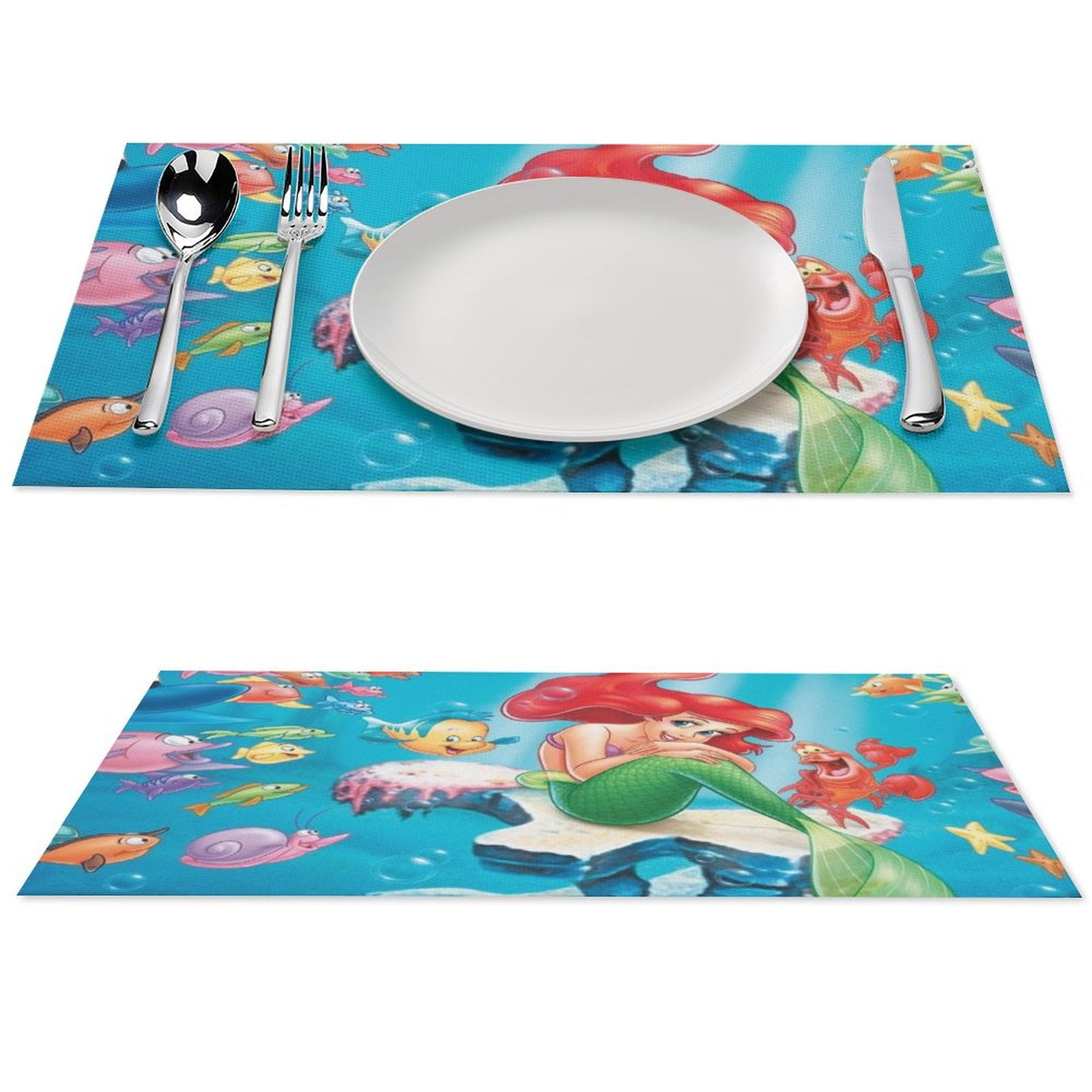 Disney Princess The Little Mermaid Ariel Cartoon placemats are suitable ...