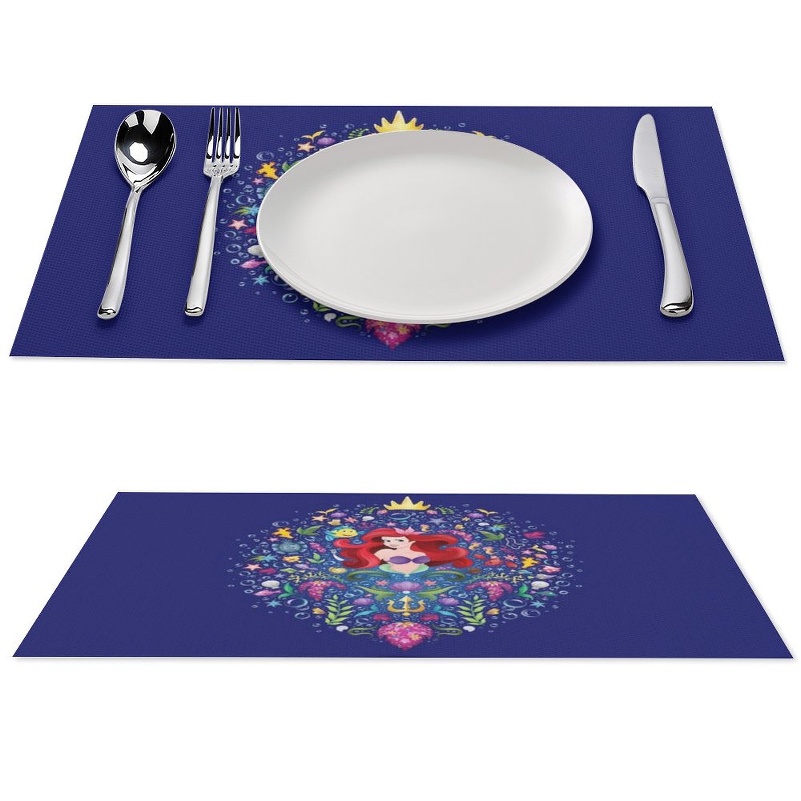 Disney Princess The Little Mermaid Ariel Cartoon placemats are suitable ...