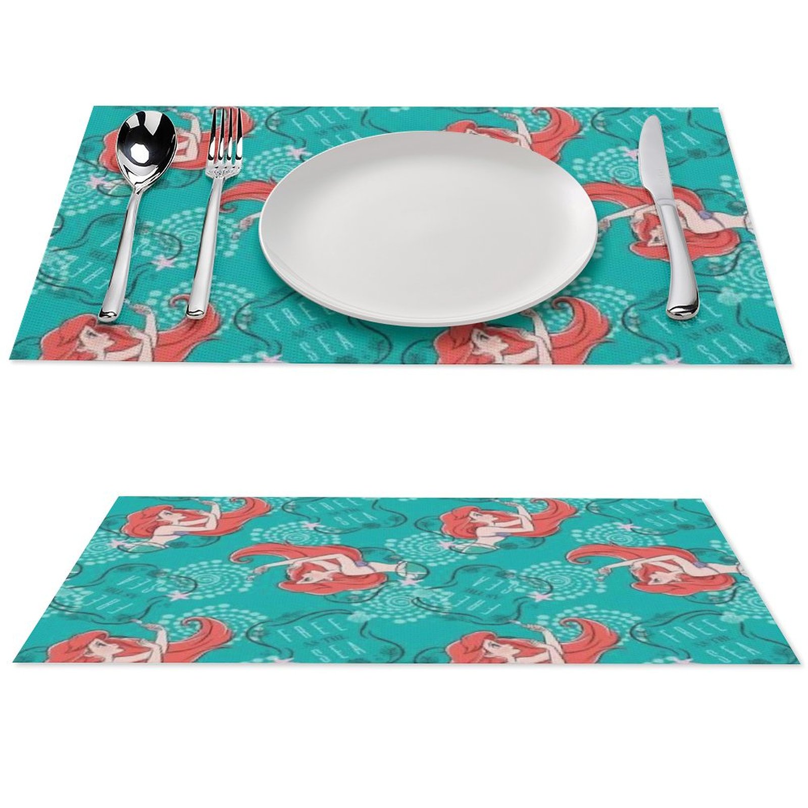 Disney Princess The Little Mermaid Ariel Cartoon placemats are suitable ...