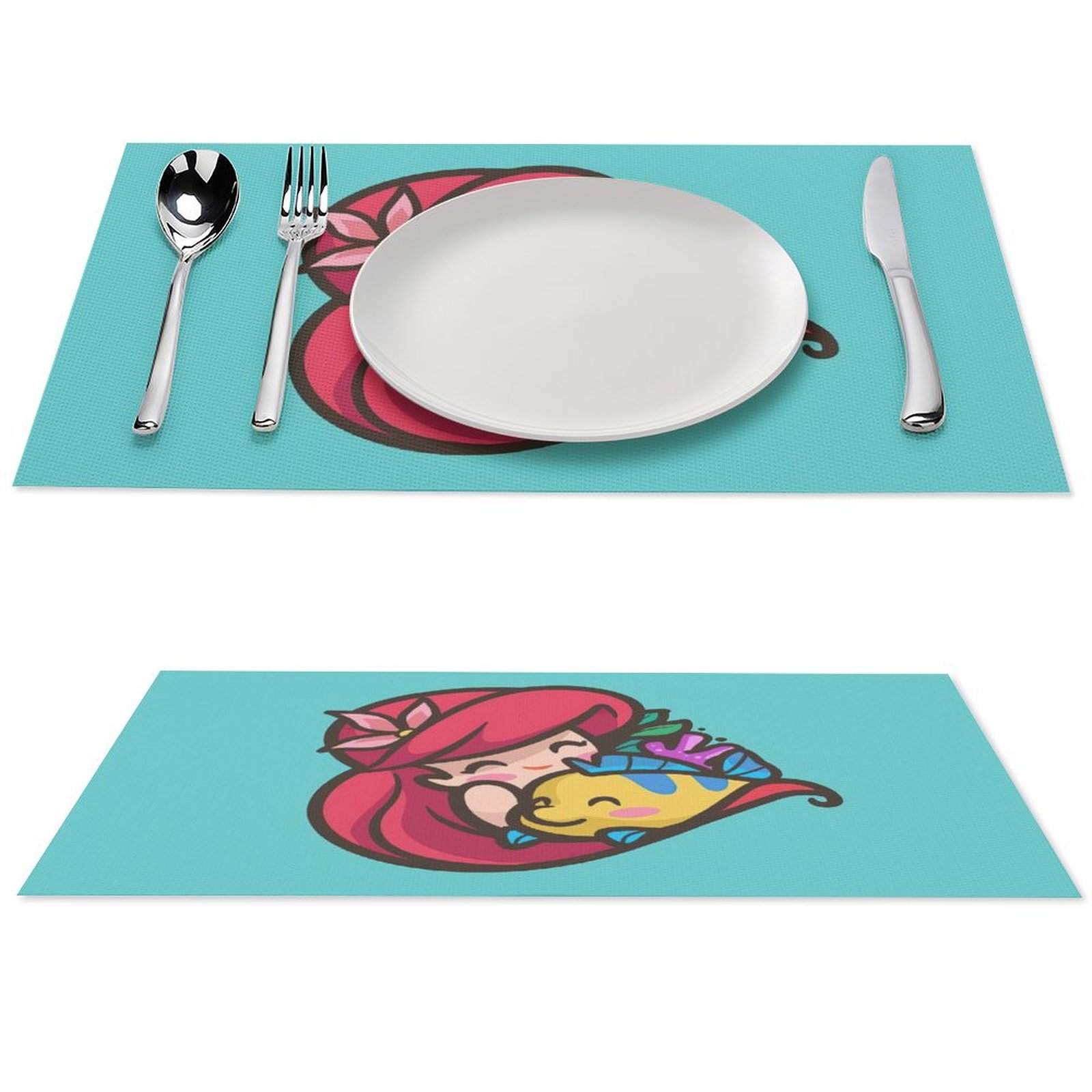 Disney Princess The Little Mermaid Ariel Cartoon placemats are suitable ...
