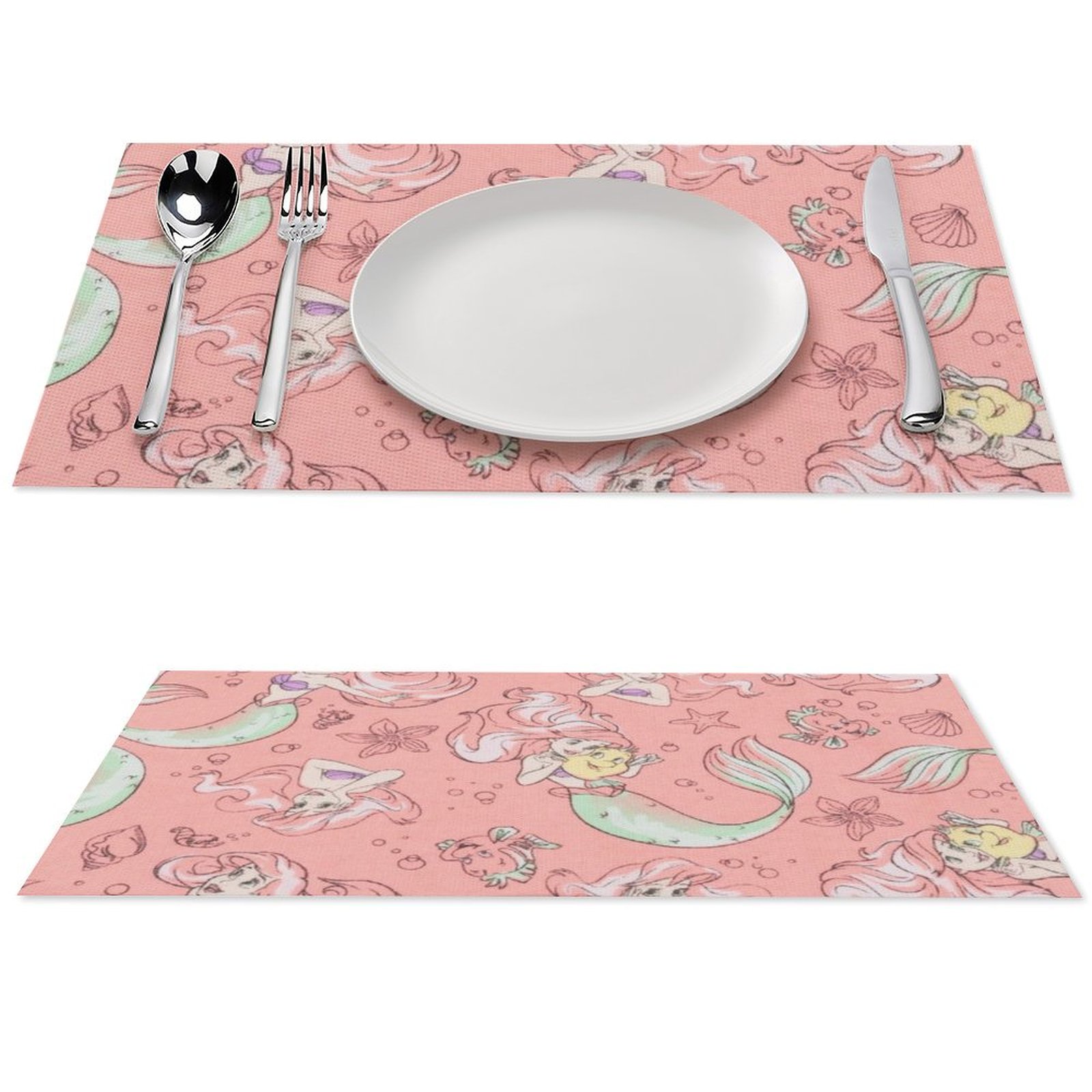 Disney Princess The Little Mermaid Ariel Cartoon placemats are suitable ...