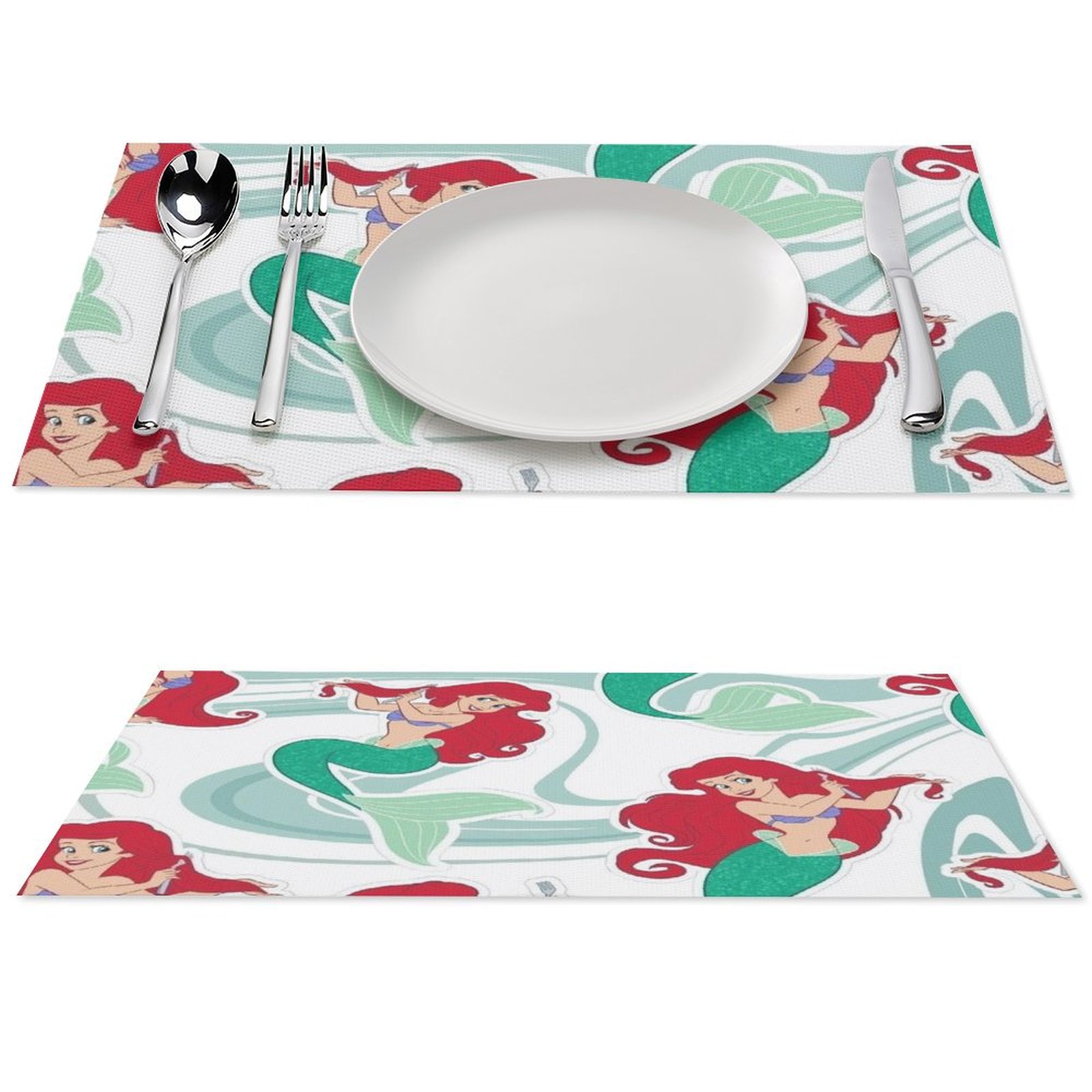 Disney Princess The Little Mermaid Ariel Cartoon placemats are suitable ...