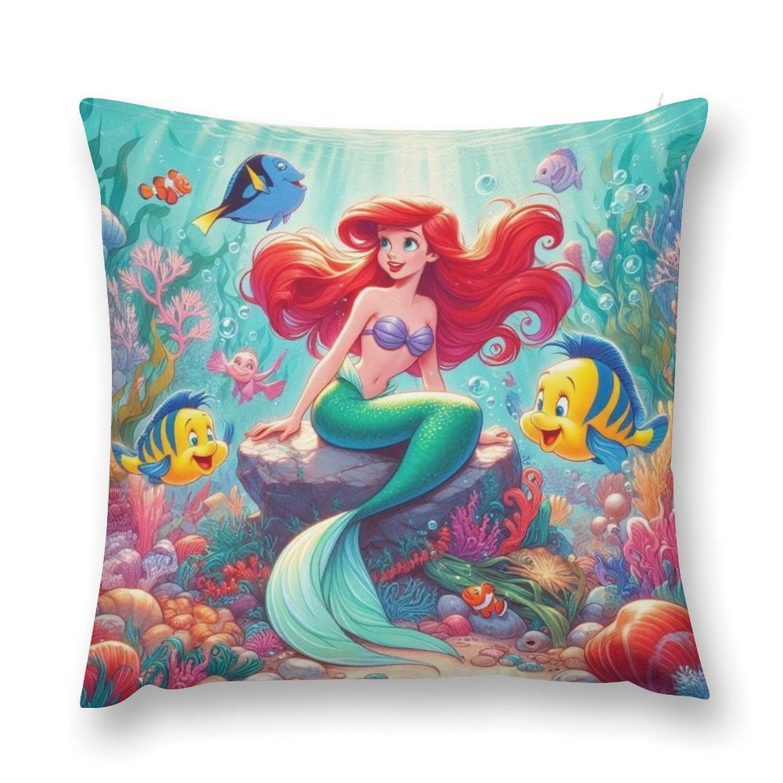 Disney Princess The Little Mermaid Ariel Pillowcase Cartoon Anime for ...