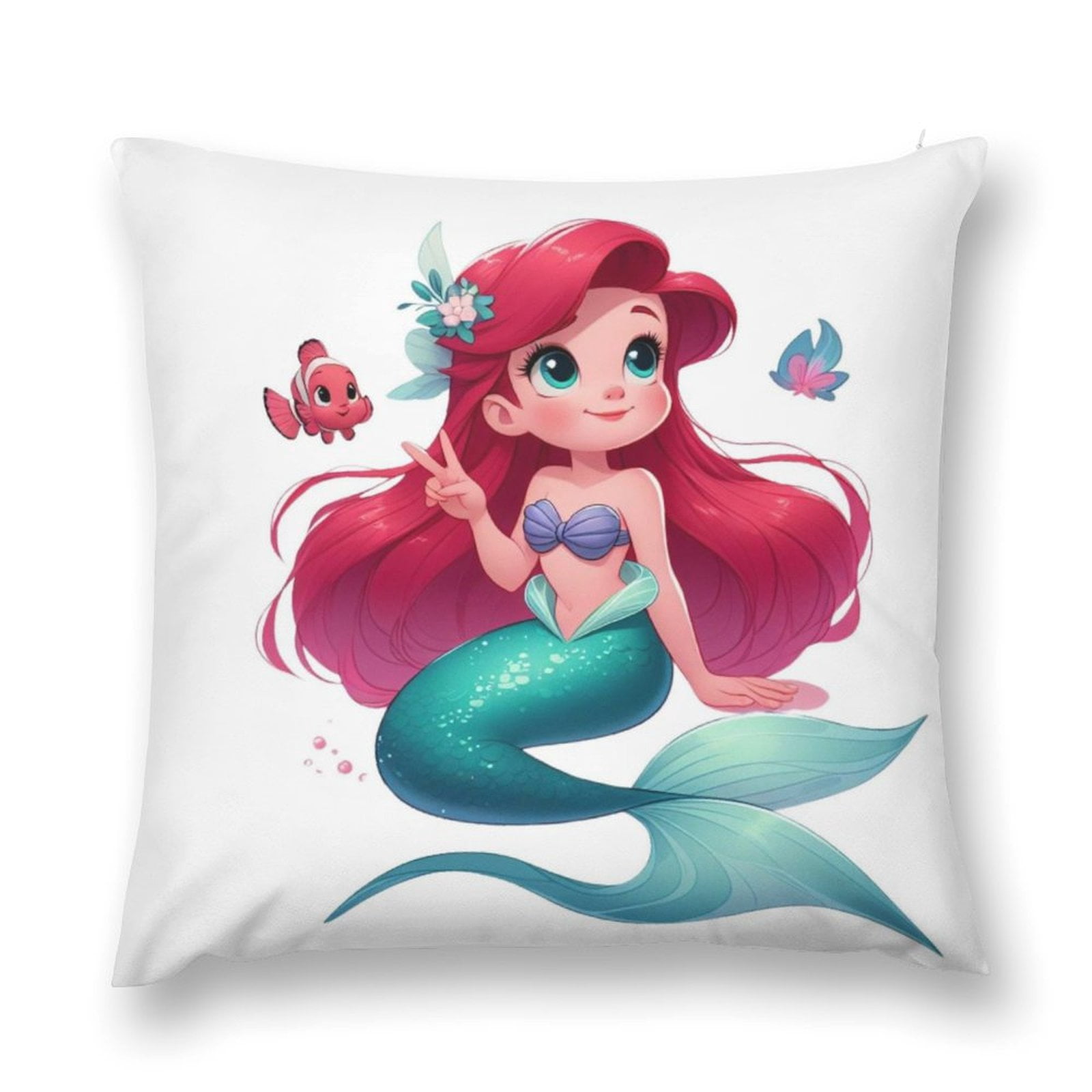 Disney Princess The Little Mermaid Ariel Pillowcase Cartoon Anime for ...