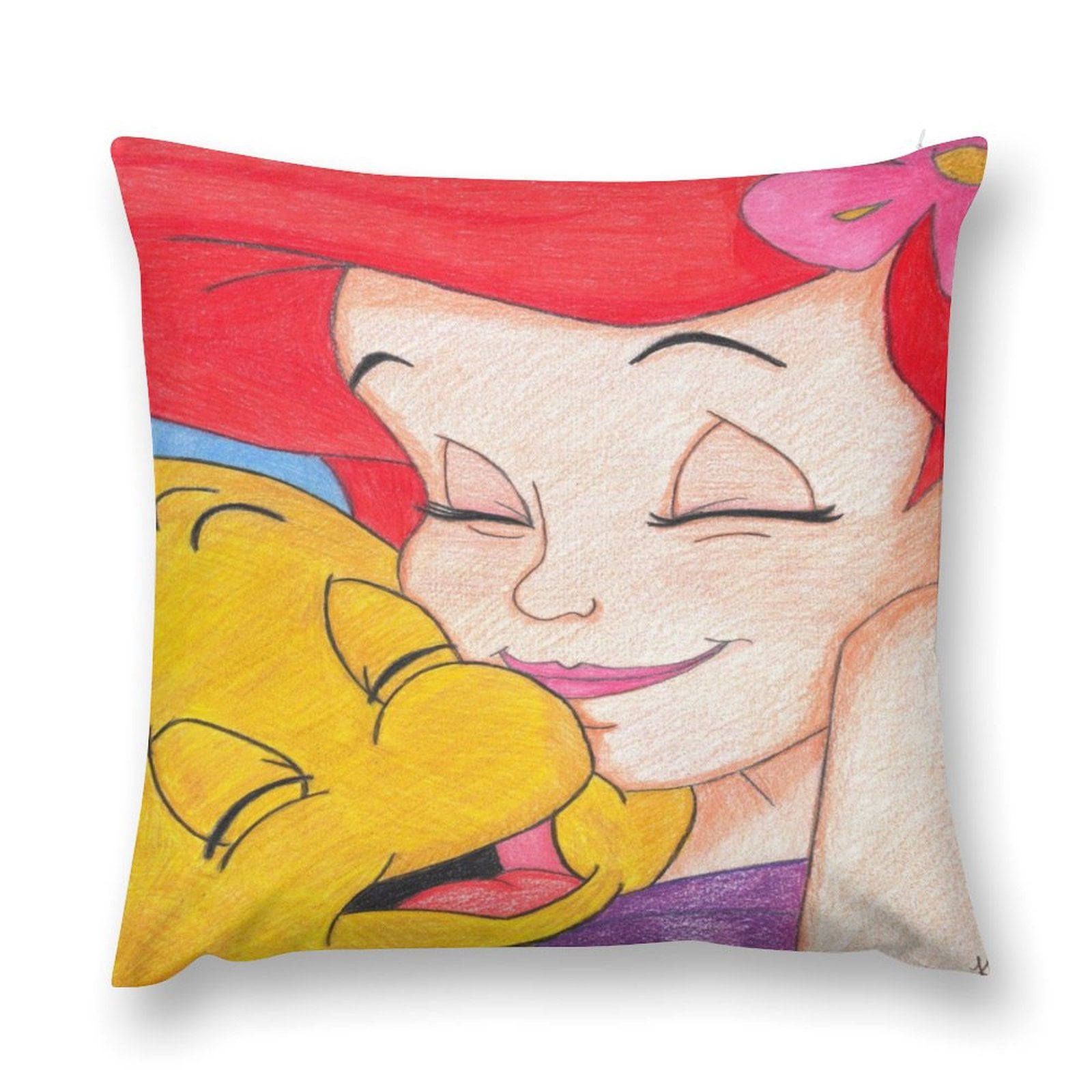 Disney Princess The Little Mermaid Ariel Pillowcase Cartoon Anime for ...