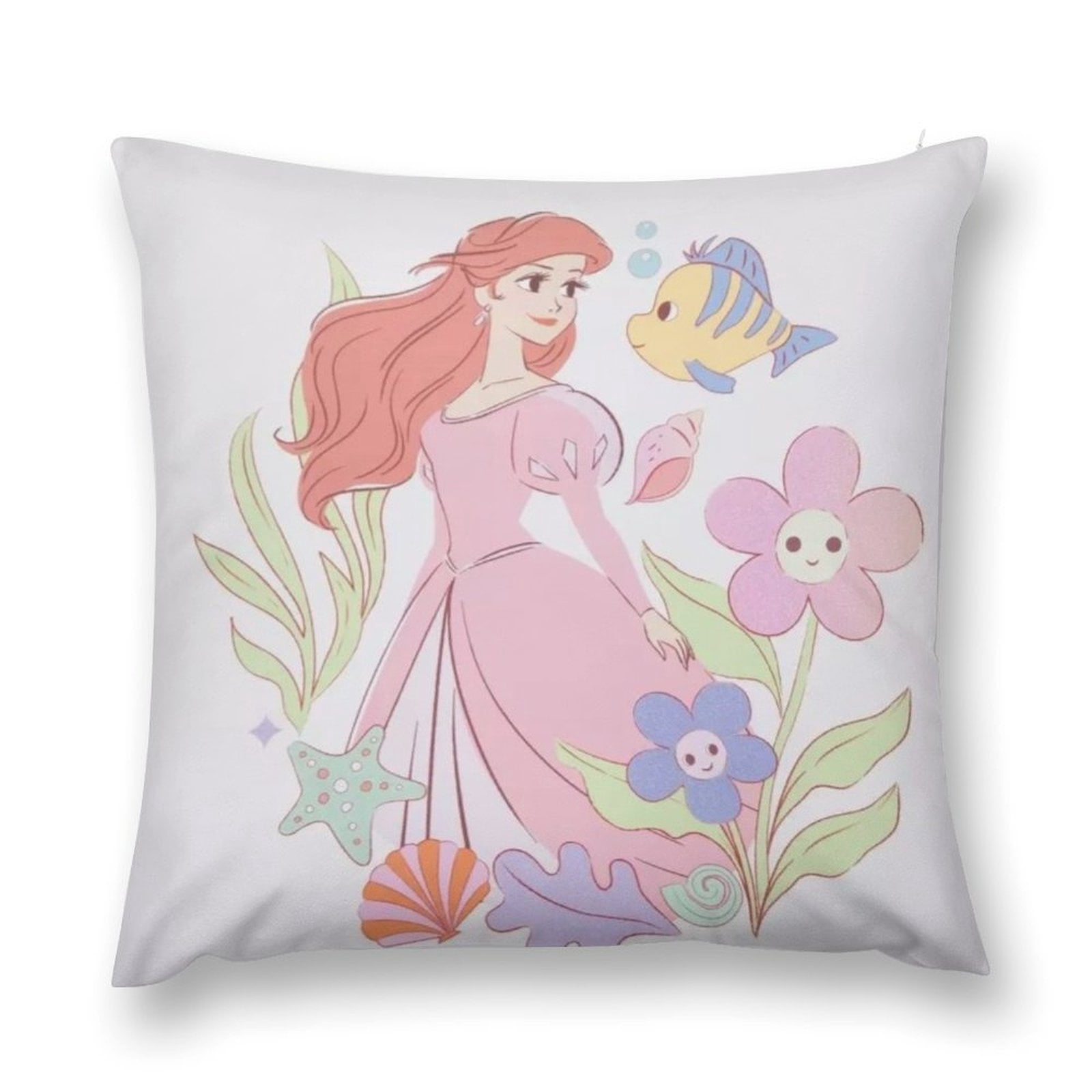 Disney Princess The Little Mermaid Ariel Pillowcase Cartoon Anime for ...
