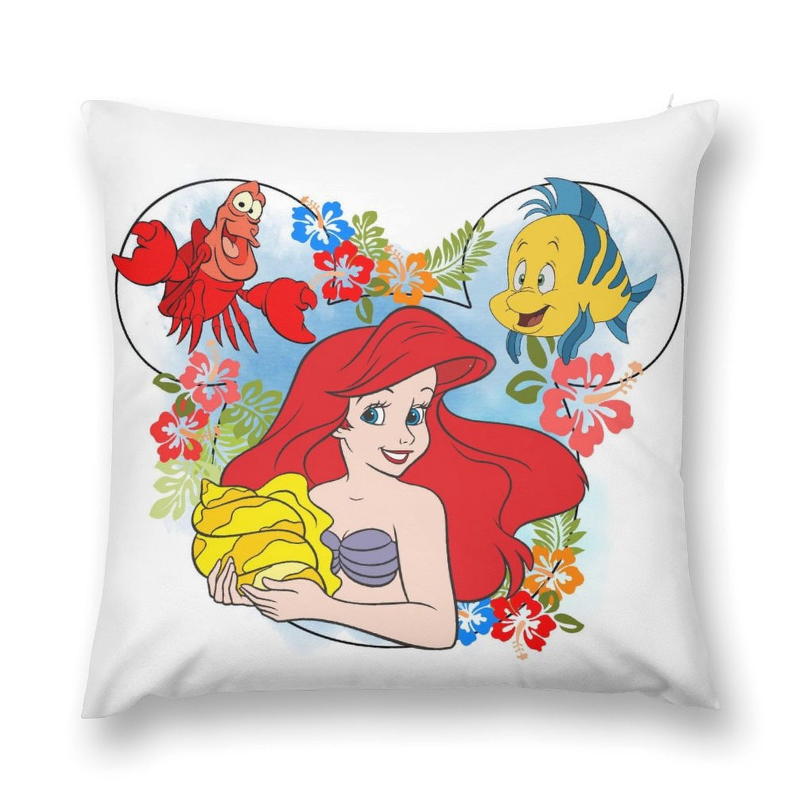 Disney Princess The Little Mermaid Ariel Pillowcase Cartoon Anime for ...