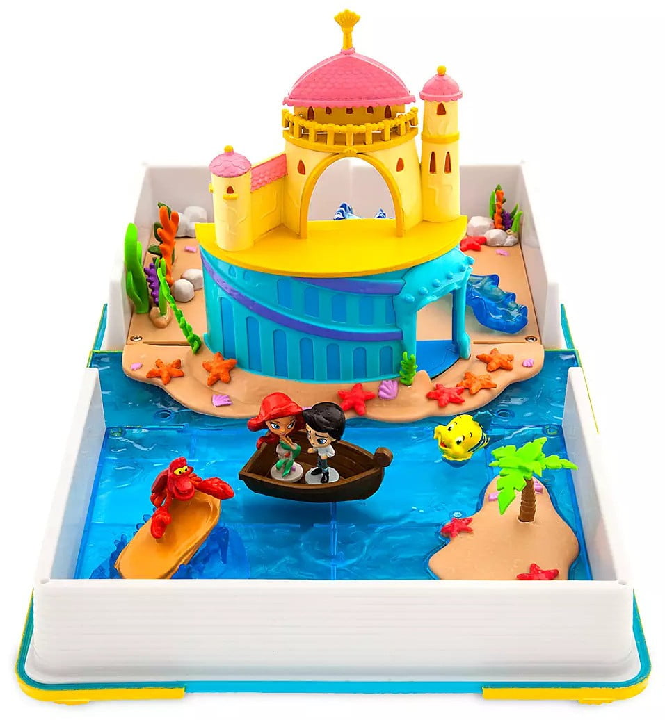 Disney Princess Ariel Storybook Playset - Petite Castle Toys Gift Set ...