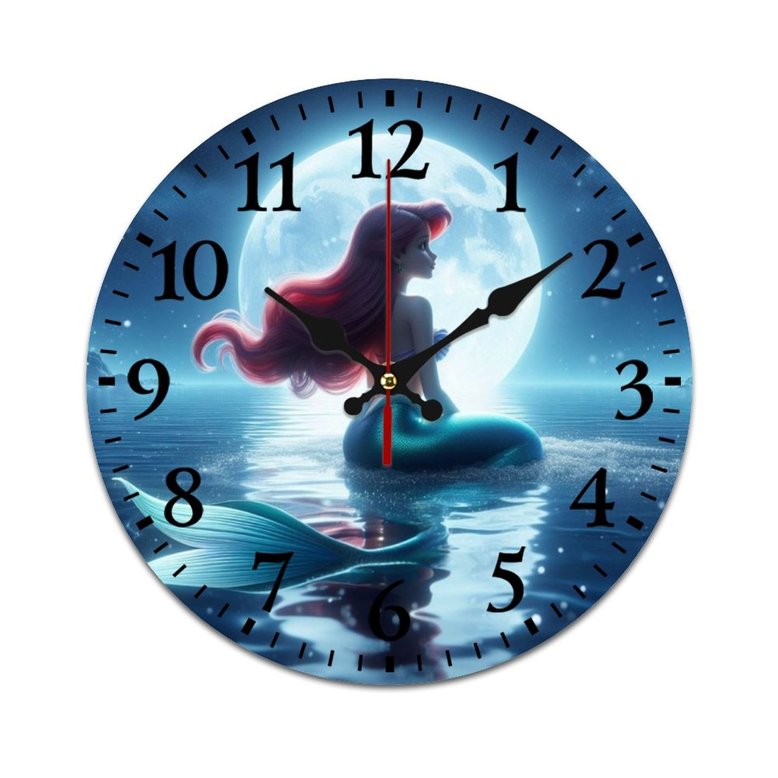 Disney Princess The Little Mermaid Ariel wall clocks battery operated ...