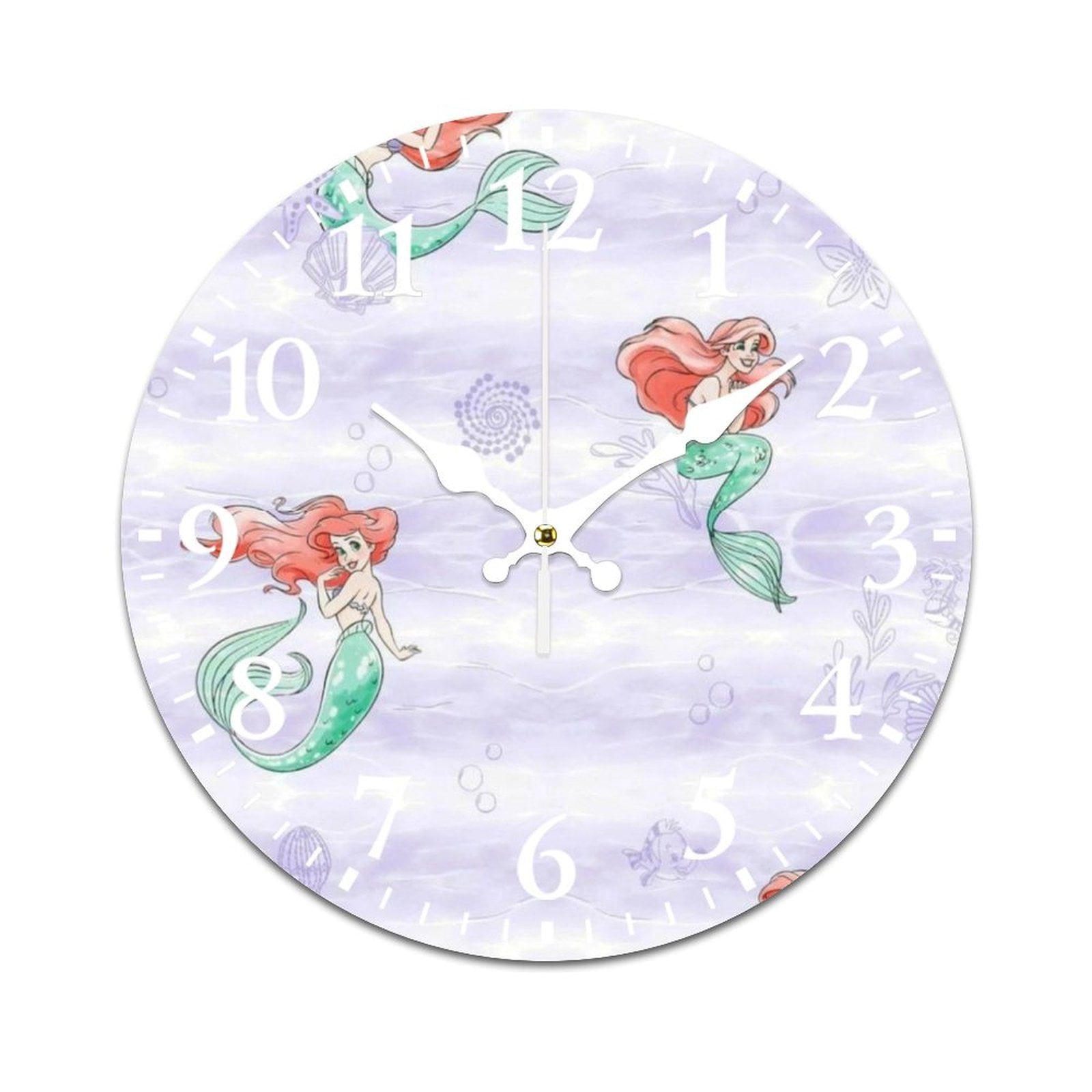 Disney Princess The Little Mermaid Ariel wall clocks battery operated ...