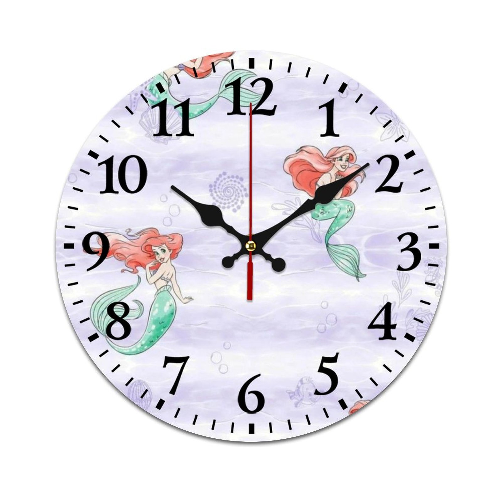 Disney Princess The Little Mermaid Ariel wall clocks battery operated ...