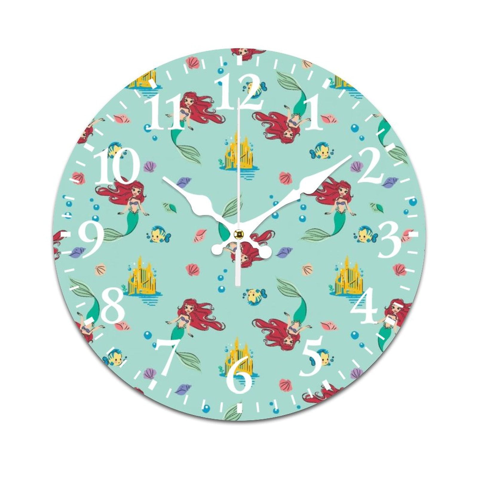 Disney Princess The Little Mermaid Ariel wall clocks battery operated ...