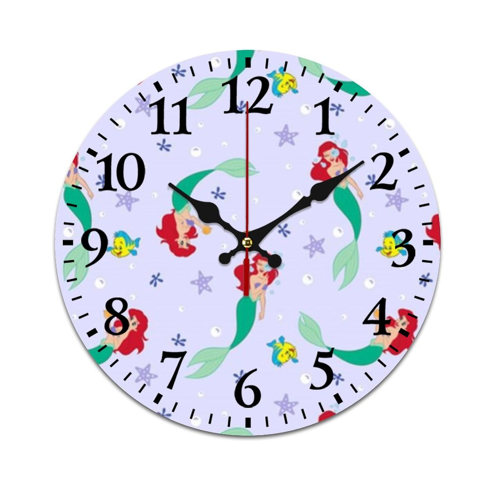 Disney Princess The Little Mermaid Ariel wall clocks battery operated ...