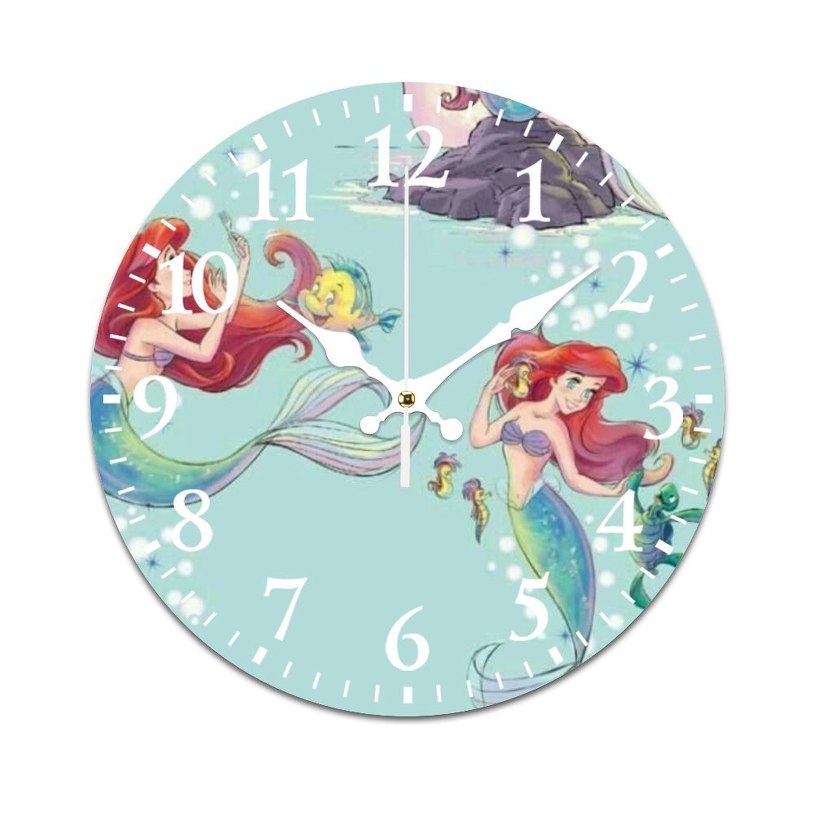 Disney Princess The Little Mermaid Ariel wall clocks battery operated ...