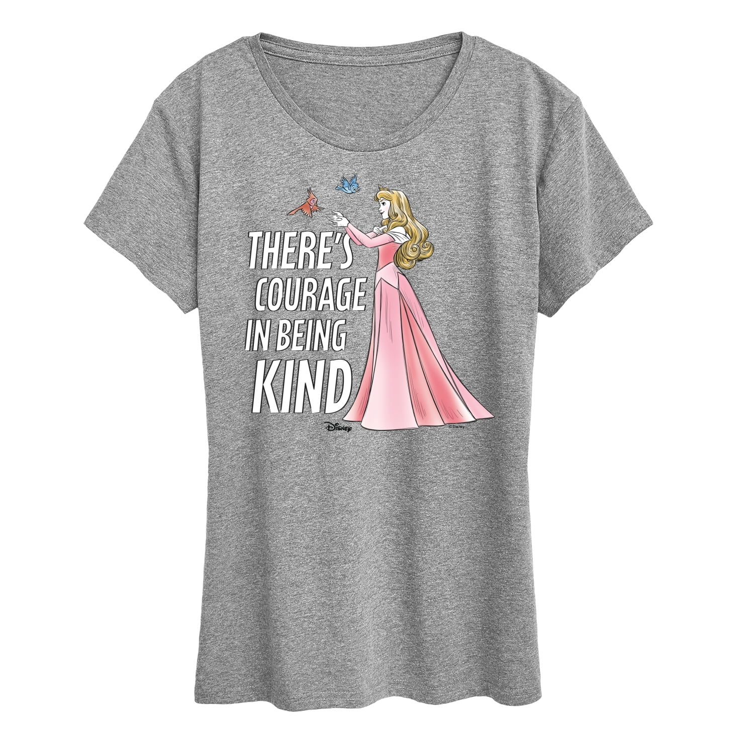 Disney Princess - There's Courage In Being Kind - Women's Short Sleeve ...