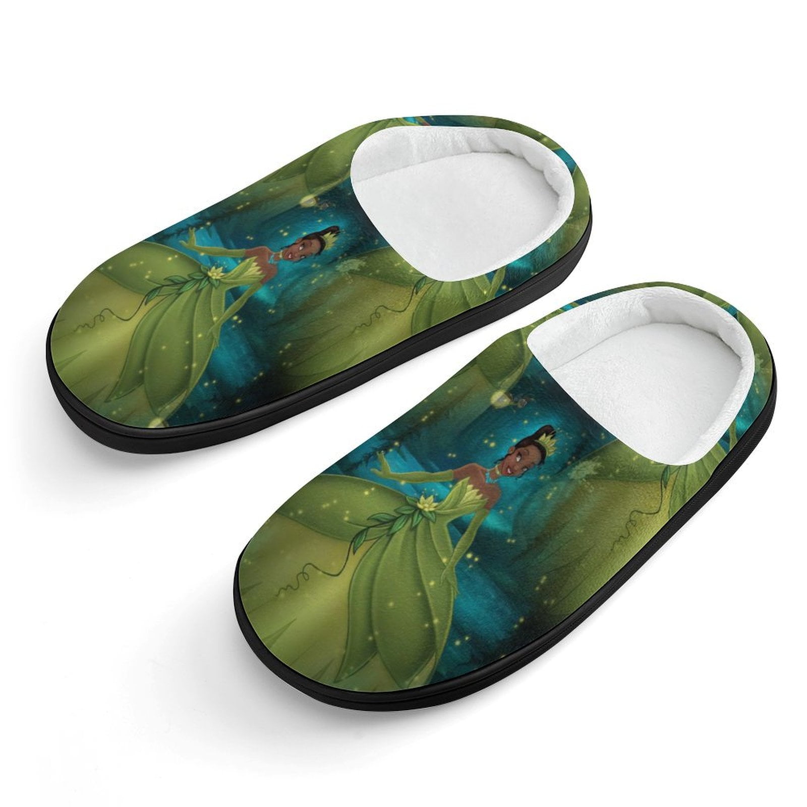 Disney-Princess Tiana And The Frog Slippers for Kids Girls Boys,Soft ...