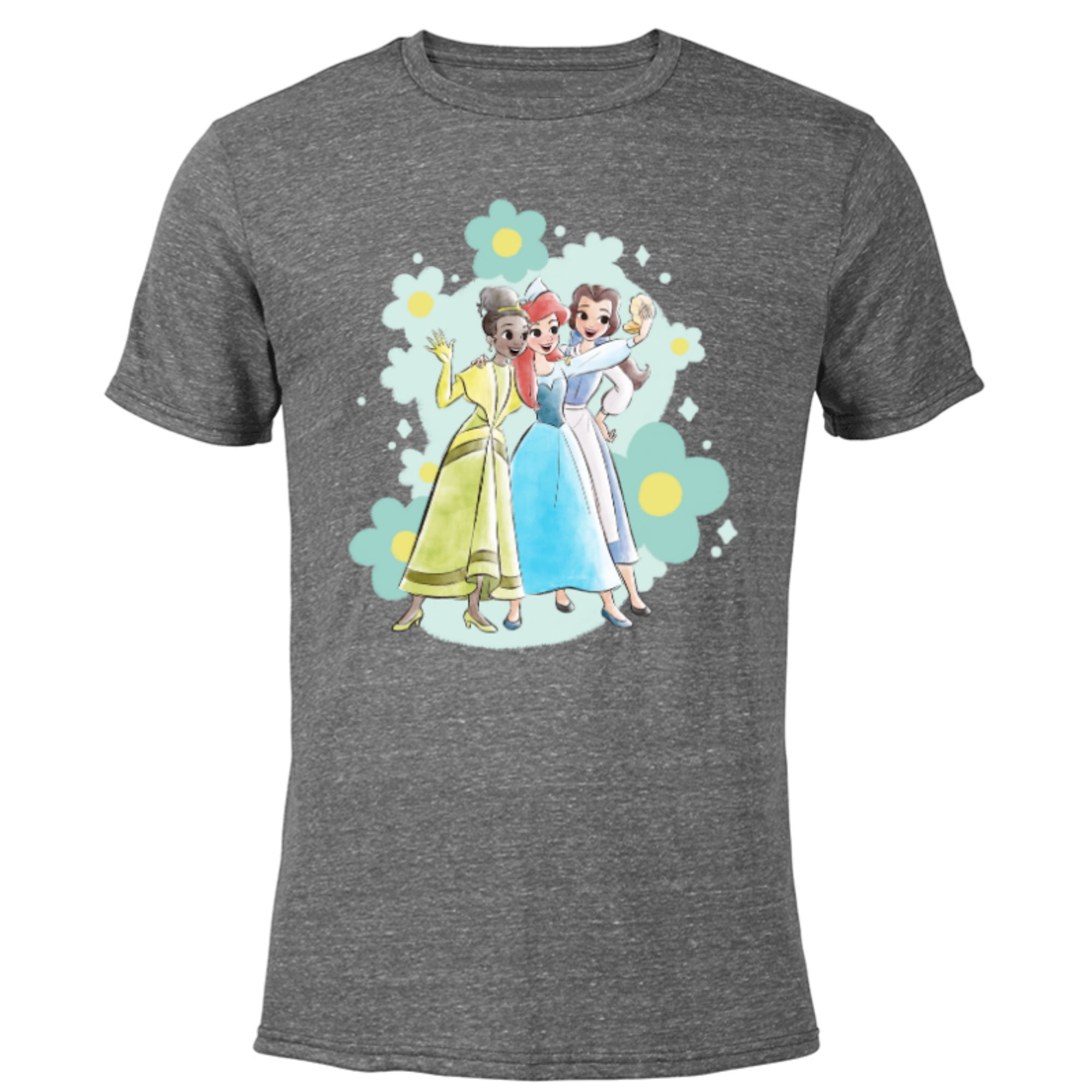 Disney Princess Tiana Ariel and Belle Seashell Selfie - Short Sleeve ...