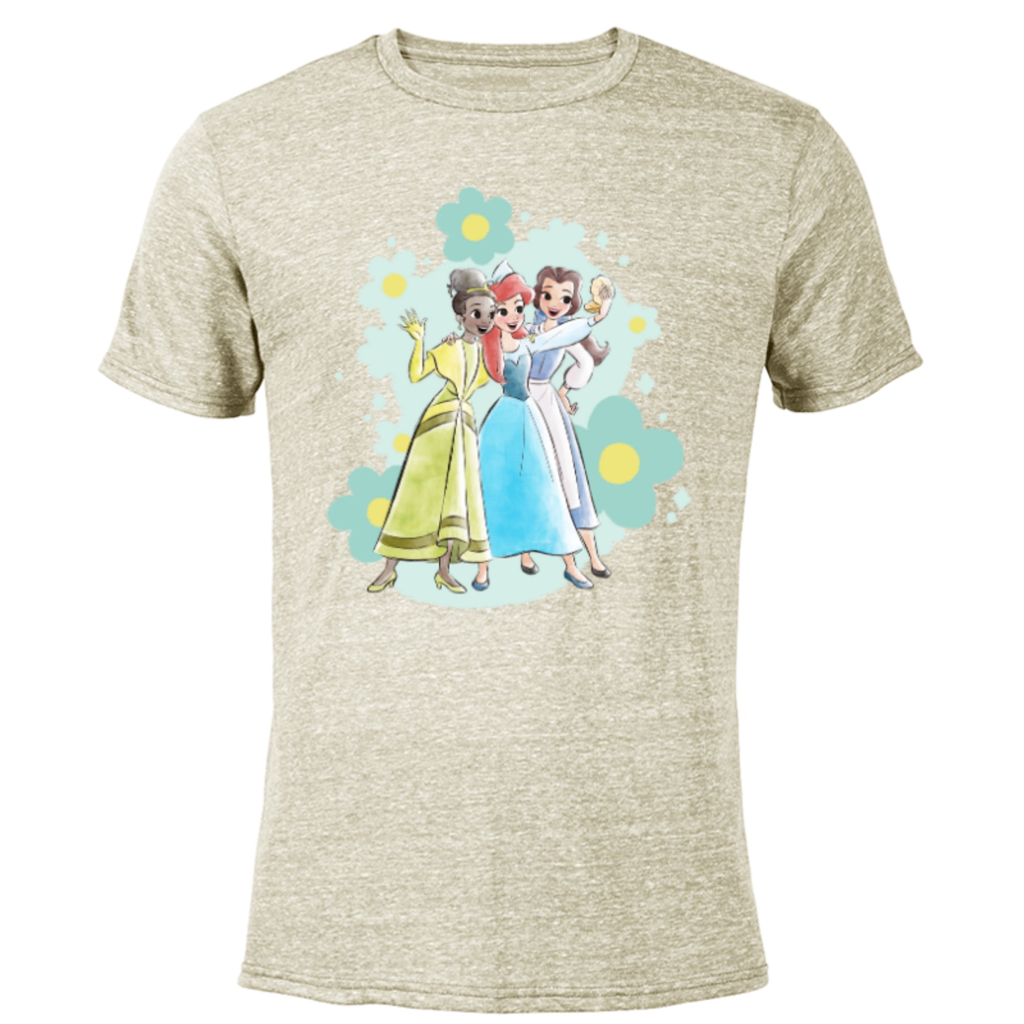Disney Princess Tiana Ariel and Belle Seashell Selfie - Short Sleeve ...